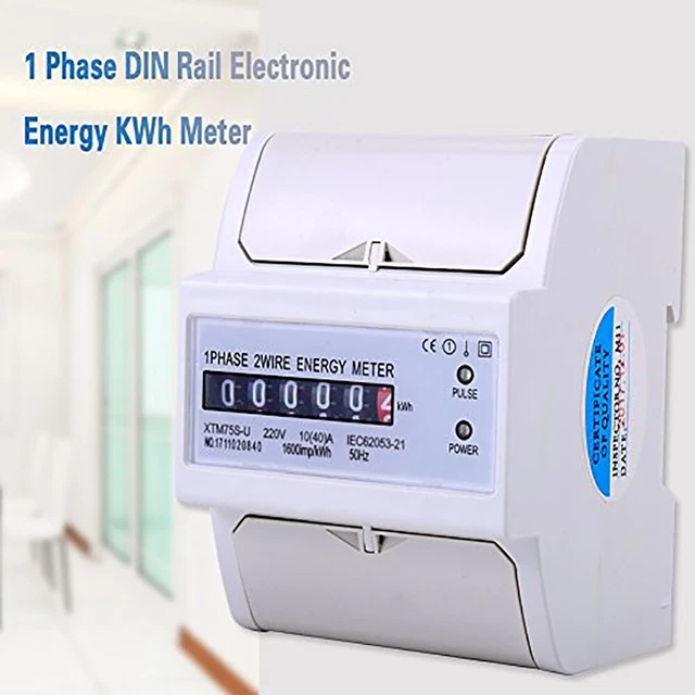 UNIVERSAL ENERGY METER Meter Industry Digital Single Phase With Manual ...