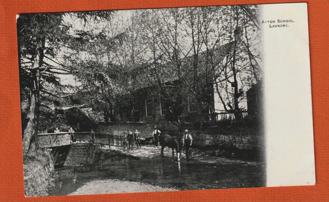 POSTCARD, FRIENDS SCHOOL, Great Ayton Nr. Middlesbrough, The Laundry $7 ...
