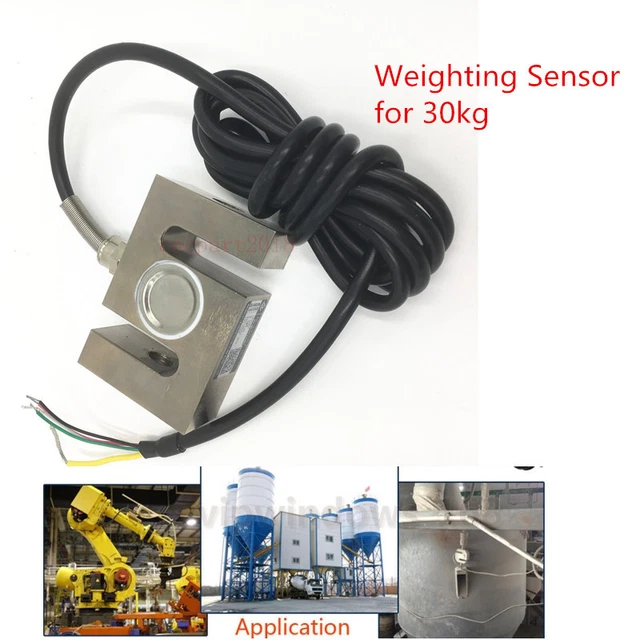 WEIGHT HOPPER SCALE Pressure Transducer Load Cell Weighing Sensor 30kg ...