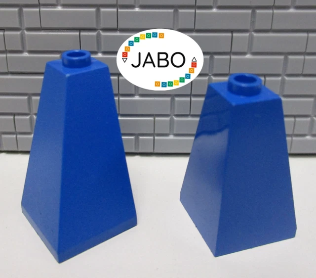 LEGO 2X 3685 Roof Brick Sloped 2X2X3 Blue 1793 6091 6098 7186 EUR 1,58 ...