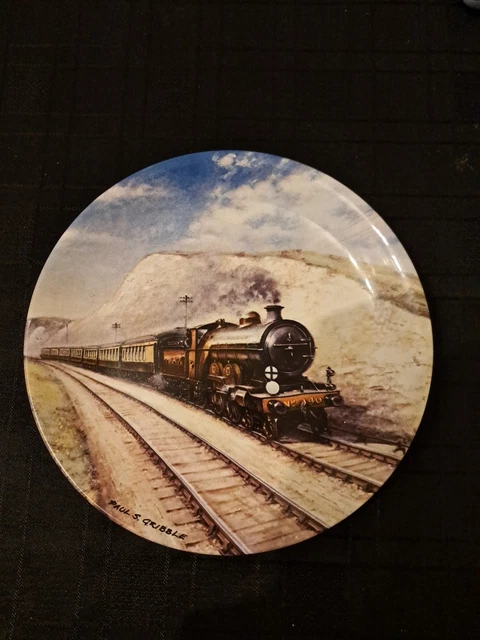 DAVENPORT POTTERY RAILWAY Plate 'Southern Belle' Steam Train Limited ...