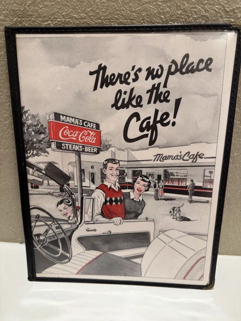 VINTAGE MAMA’S CAFE Restaurant Menu Laminated Coca-Cola £27.82 ...