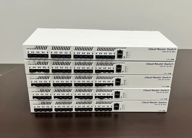 MIKROTIK CRS317-1G-16S+RM CLOUD Router Switch Rack Mountable Manageable ...