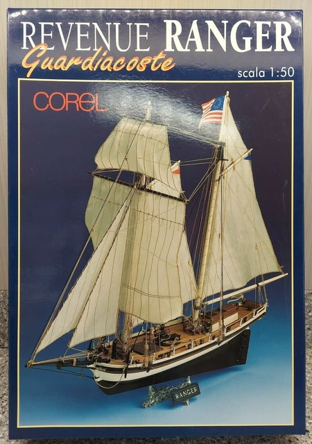 COREL USS RANGER Revenue Cutter 1:50 Scale Model Ship #SM55. Made In ...