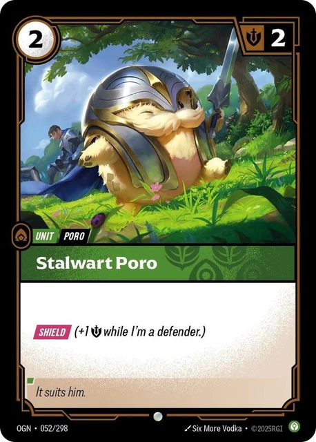 STALWART PORO 052/298 Origins Riftbound League of Legends £1.78 ...