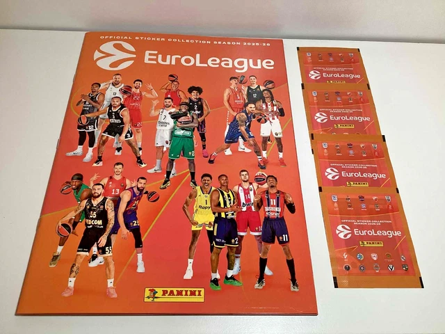 PANINI TURKISH AIRLINES EuroLeague 2025-26 2025 2026 Softcover Album ...