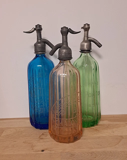 ANCIEN SIPHON. SIPHON pyramidale. Rose. Bar. Eau de selz. EUR 110,00 ...