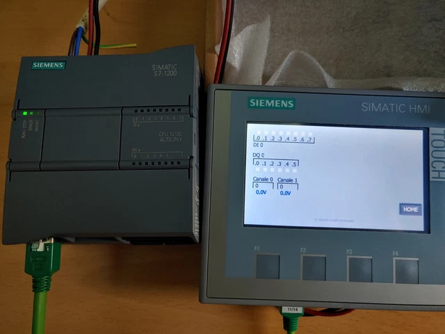 PLC SIEMENS S7-1200 + Ktp400 Basic Colori Touch-Screen EUR 310,00 ...