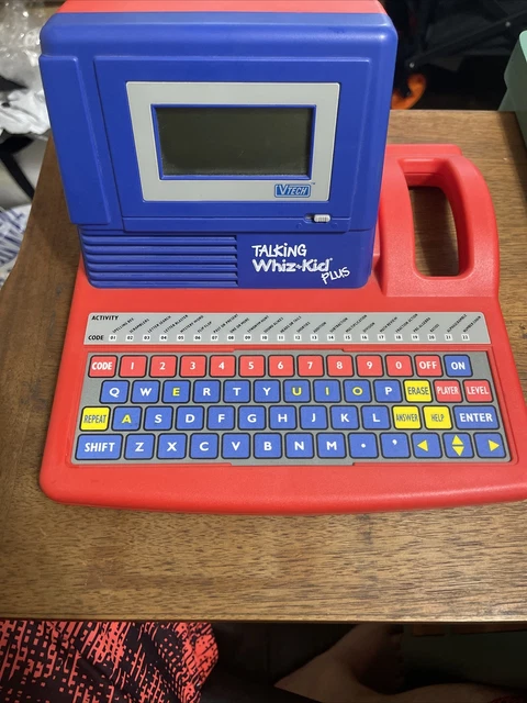 VINTAGE 1900 VTECH Talking Whiz Kid Plus-Smart Play TESTATO E ...