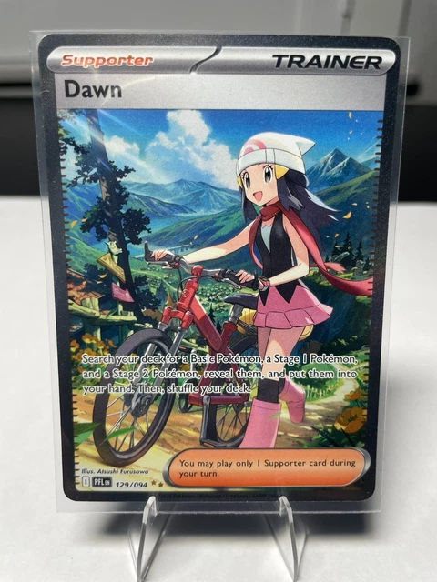 POKEMON DAWN 129/94 SIR 2025 TCG Phantasmal Flames English Card NM £55. ...