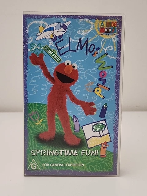 VINTAGE SESAME STREET - Elmo's World - Springtime Fun - VHS $29.99 ...