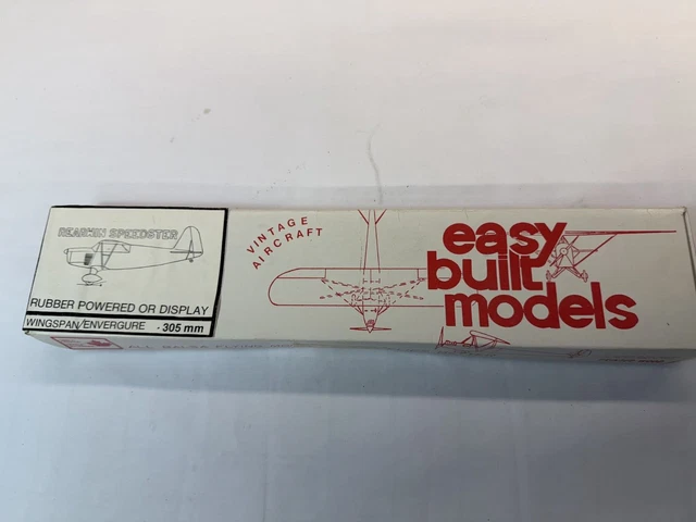 EASY BUILT MODELS Rearwin Speedster balsawood model aircraft kit £5.92 ...
