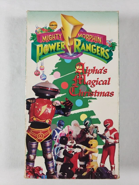 MIGHTY MORPHIN POWER Rangers Alpha's Magical Christmas VHS 1994 Saban £ ...