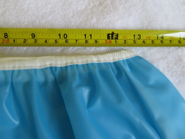 ADULT BABY BRIGHT Blue Plastic Pants (Tpu) Size L Large 28"-35" Waist ...