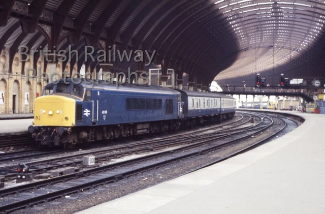 35MM SLIDE BR British Railways Diesel Loco 45118 Class 45 at York ...