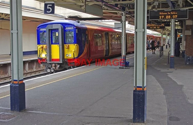 PHOTO SOUTH West Trains 455 Class Emu 455 710 At Woking En Route To ...