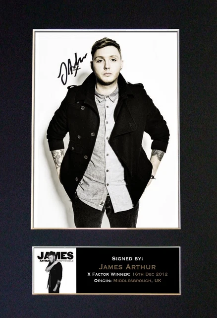 JAMES ARTHUR MOUNTED Signed Autograph Photo Print A4 #302 £10.95 ...