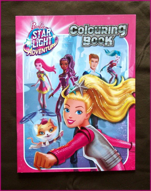 BARBIE STARLIGHT ADVENTURE -Star Light COLOURING IN BOOK Colour in ...