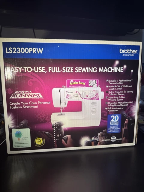 BROTHER LS2300PRW LIMITED Edition Project Runway Sewing Machine New in ...
