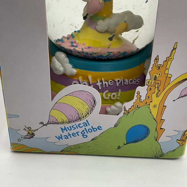 DR. SEUSS GRADUATION “Oh! The Places You'll Go!" Musical Water Globe ...