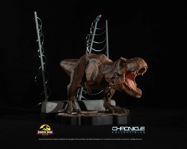 JURASSIC PARK - Breakout T-Rex Statue Chronicle - No Prime Sideshow ...