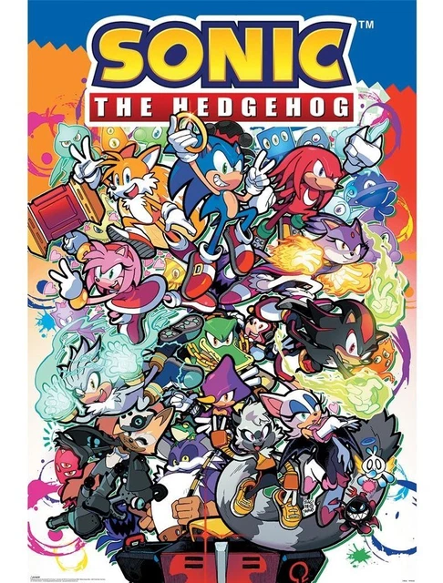GADGET - SONIC The Hedgehog (Sonic Comic Characters) Maxi Poster ...