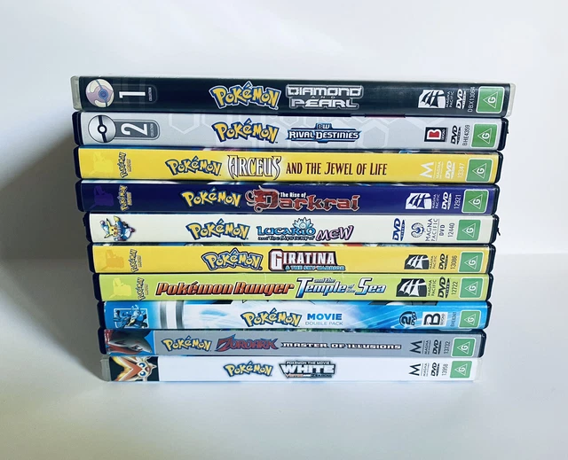 POKEMON MOVIE BUNDLE Movie X15 DVD Discs Region 4 - Tested - Free Post ...