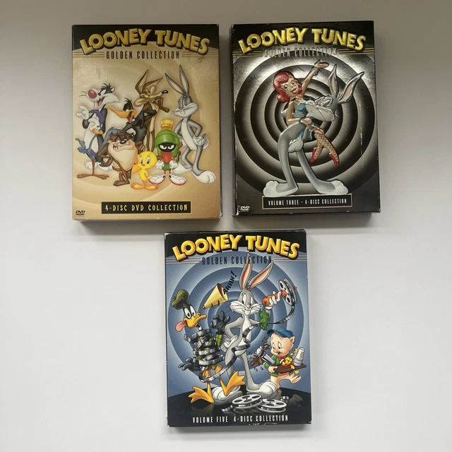 LOONEY TUNES GOLDEN Collection DVD Box Sets Volumes 1 3 5 Cartoon 16 ...