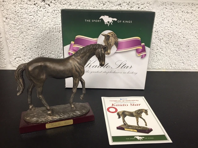 THE SPORT OF Kings Horse Racing Statue - Kauto Star Model Figure - In ...