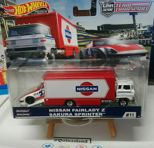 HOT WHEELS TEAM Transport Nissan Fairlady Z Sakura Sprinter #11 EUR 18 ...