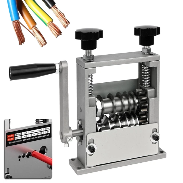 MANUAL & ELECTRIC Wire Stripping Machine Cable Cutter Copper Peeling ...