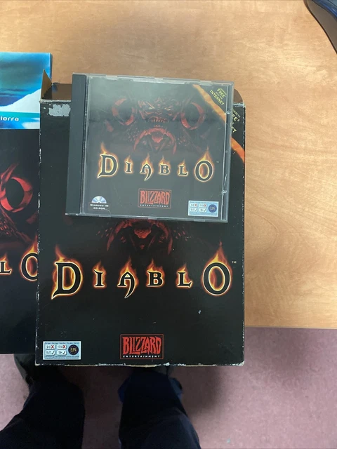 JEU PC DIABLO grande boîte CD Rom avec instructions rétro EUR 94,03 ...