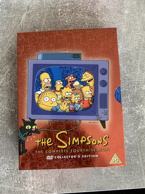 THE SIMPSONS COMPLETE Fourth Season DVD Box Set Series 4 Four UK ...
