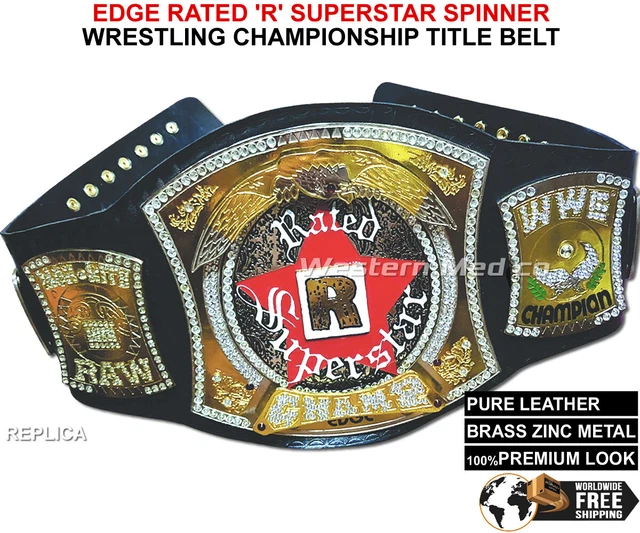 RATED R SPINNER Belt Replica World Heavyweight Wrestling Championship ...
