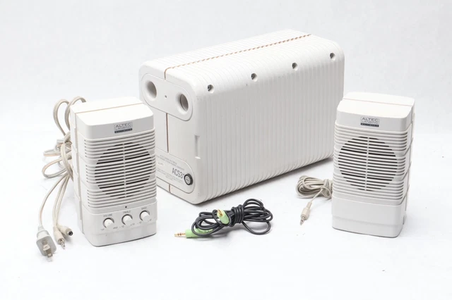 ALTEC LANSING ACS31 Computer Multimedia Audio Speaker System Powered ...