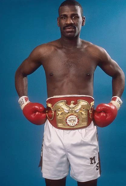 MICHAEL SPINKS POSE For A Portrait With His Belt 4 Old Boxing Photo EUR ...