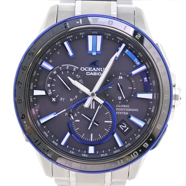 CASIO OCEANUS GPS OCW-G1200-1AJF Orologio da uomo dal Giappone G1222 ...