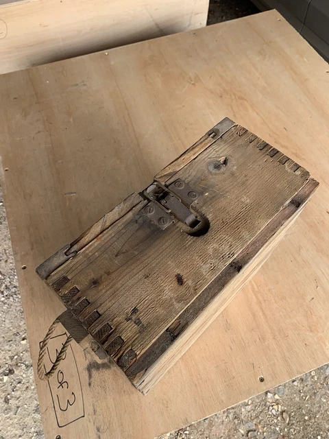 WW2 GERMAN WEHRMACHT Ammunition Box 88mm Flak Fuse Crate Luftwaffe Anti ...