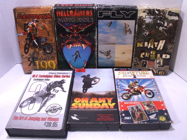 MOTOCROSS MOTORCYCLE VHS Lot McGrath Fly Hellraisers Wrath Showtime ...