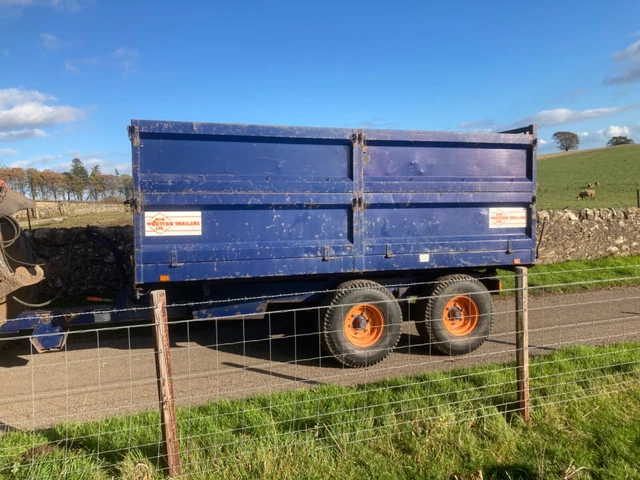 KEN WOOTEN 8 ton dropside grain trailer £3,750.00 - PicClick UK