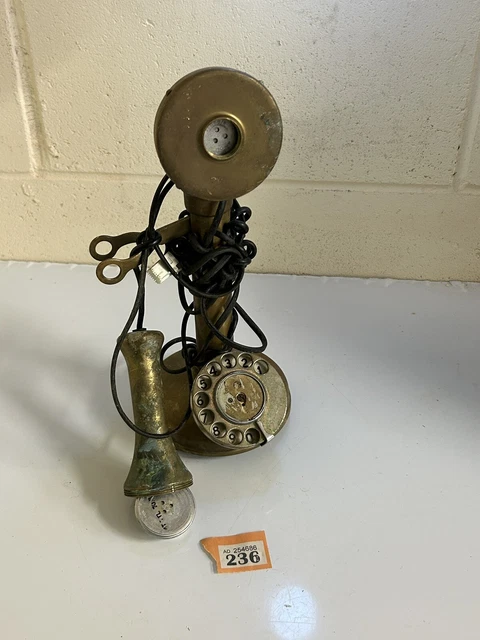 OLD VINTAGE ANTIQUE Hand Tools Brass Heavy Phone Vintage Phone £5.00 ...