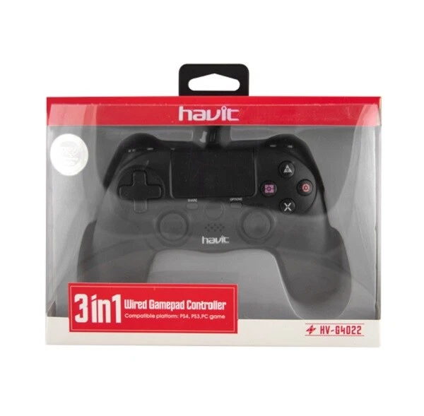 MANDO HAVIT WIRED Gamepad Controller Hv-g4022 3 En 1 (ps4/ps3/pc ...