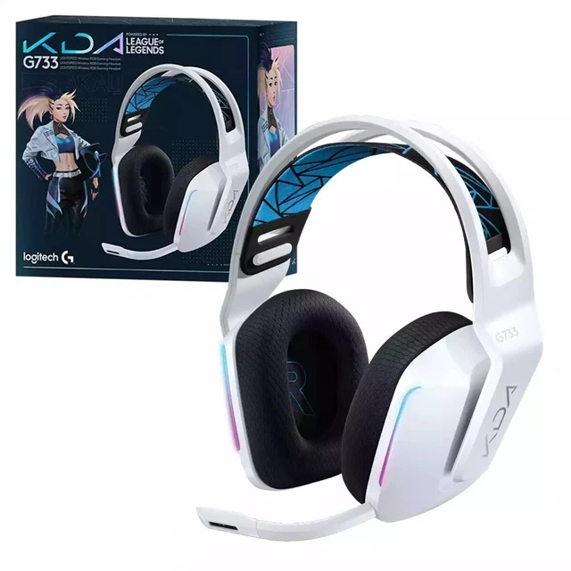 LOGITECH KDA G733 Lightspeed Wireless RGB Gaming Headset PS4, PS5, PC ...