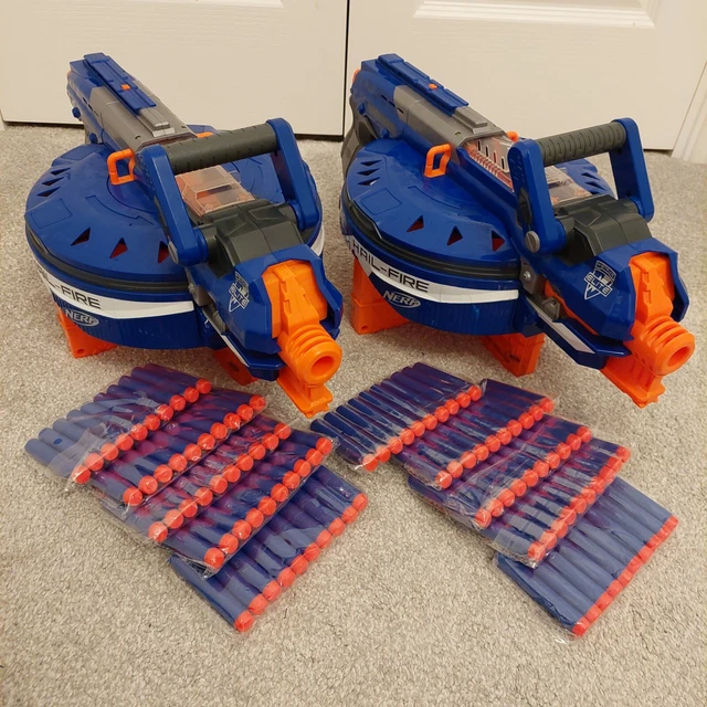 NERF N-STRIKE ELITE Hail-fire Blaster with 4 x 6 Dart Magazines £30.00 ...