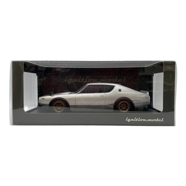 IGNITION MODEL 1/18 Nissan Skyline 2000 GT-R KPGC110 Silver Voiture 0032 / Boîte EUR 631,75 ...
