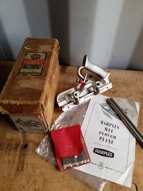VINTAGE MARPLES M44 Plough Plane with original box £119.99 - PicClick UK