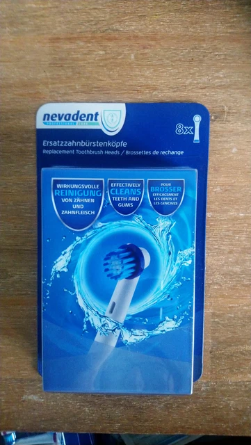 NEVADENT TOOTHBRUSH HEADS Oral B Lidl DAZD 3.7 Li B2/NAZ 2.4 C3/NZB3 C1 ...