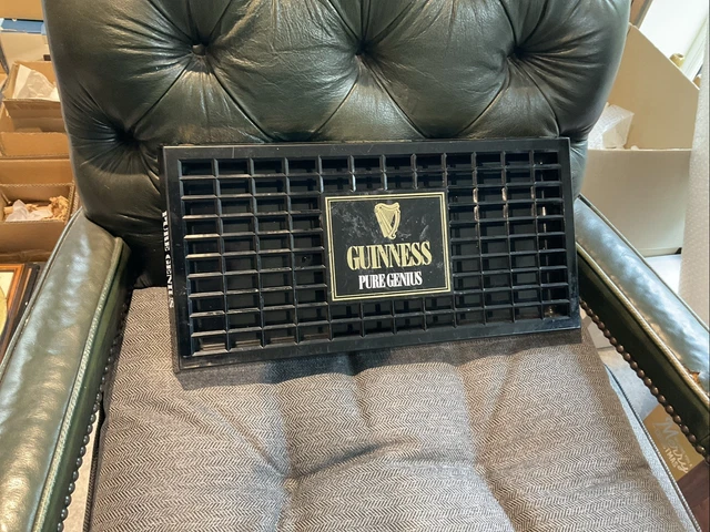 GUINNESS PURE GENIUS Two Piece Plastic Drip Tray, Mancave Bar Pub ...