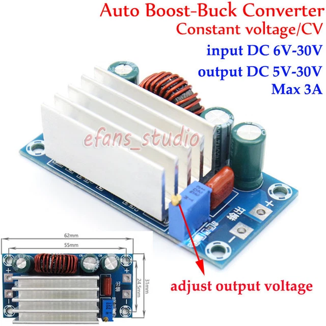 DC-DC ADJUSTABLE CONSTANT Voltage Converter Module 5V 12V 24V Solar Generator EUR 4,18 - PicClick DE