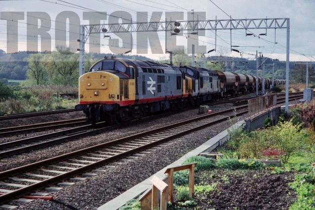 35MM SLIDE BR British Railways Diesel Loco Class 37 37685 Colwich 1990 ...